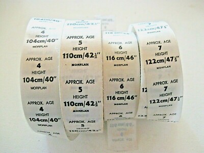 size labels/childrens 12m, 18, 2yr, 3yr, 4yr, 5yr, 6yr, 7 yr, 8yr any ...