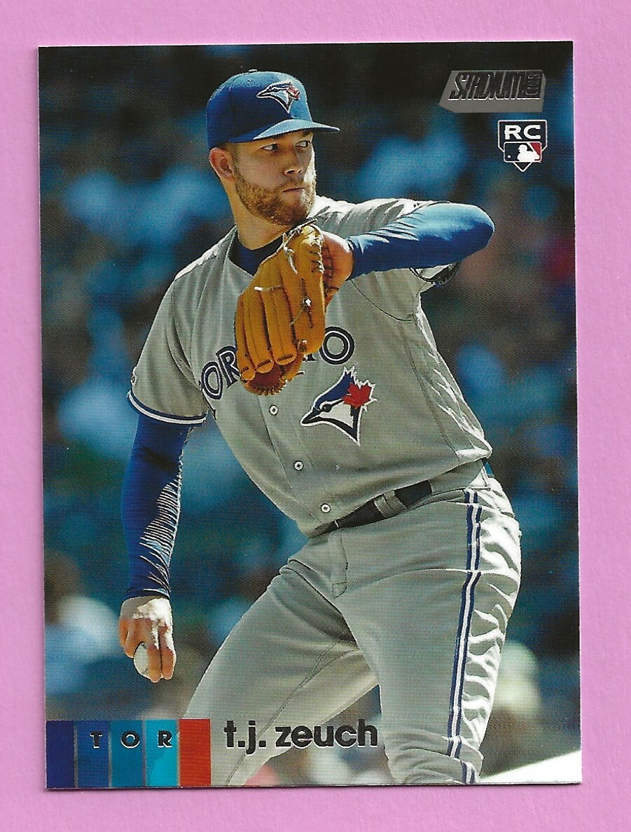 2020 Topps Stadium Club T.J. Zeuch RC #294 Toronto Blue Jays | eBay
