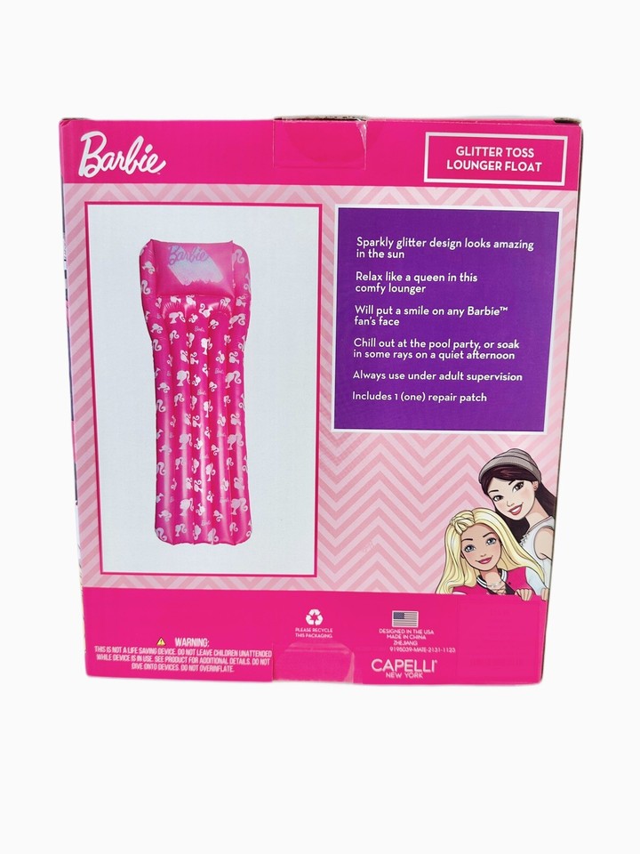 Barbie Girls Inflatable Pool Floatie Inflatable Summer Swimming Raft | eBay