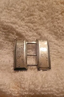 STERLING Silver WWII US ARMY Captains RANK INSIGNIA BARS WW2 1" X 1" | eBay