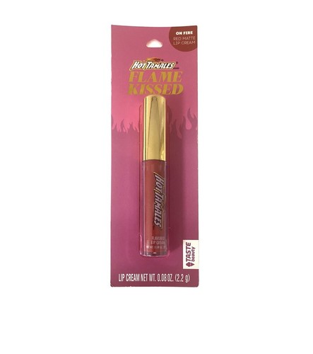 Hot Tamales Candy Flame Kissed Lip Gloss On Fire Red Matte Lip Cream 0 ...