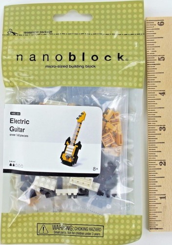 nanoblock ELECTRIC GUITAR SET micro mini building blocks miniature ...