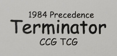 TERMINATOR TCG CCG Ginger Ventura | eBay