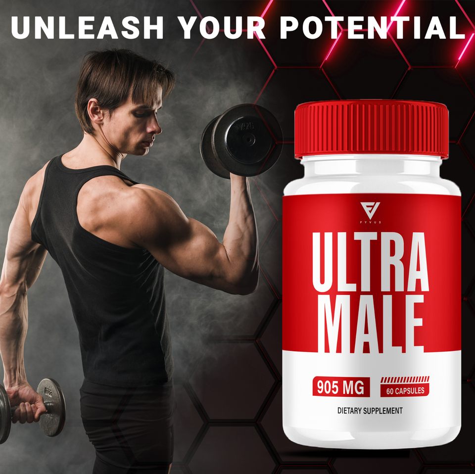 (3 Pack) Ultra Male Capsules UltraMale Max Performance Supplement (180 ...