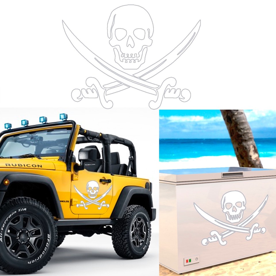 Skull, Sticker Of Reflective Vinyl | eBay