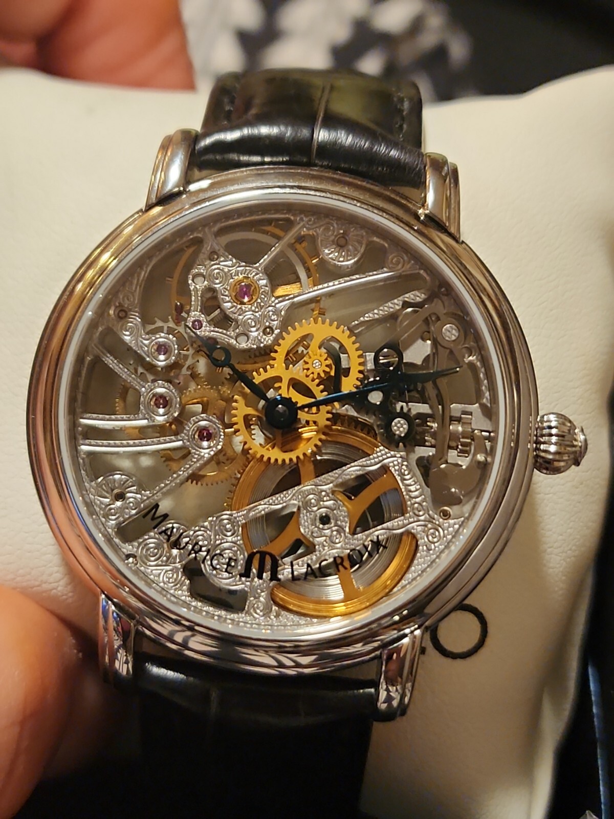Maurice Lacroix Squelette Masterpiece Skeleton Dress Watch Automatic ...