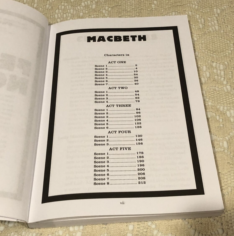 Macbeth - No Fear Shakespeare - 2003 Paperback Book By SparkNotes ...
