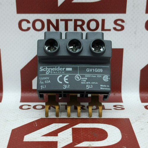 GV1G09 | Schneider | TeSys Linergy, Terminal Block, GV2G Busbar, Used ...