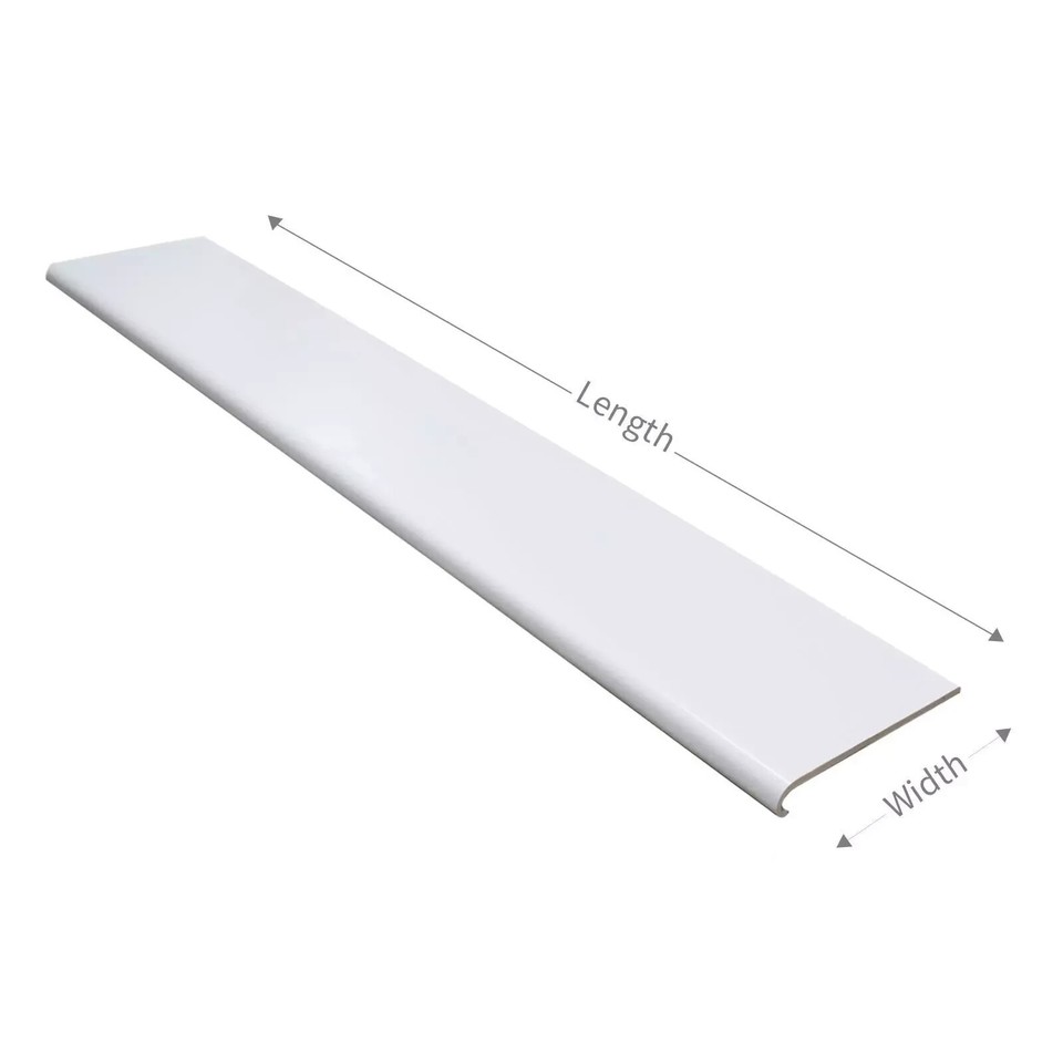 Window Sill Capping Board Plastic Bullnose Window Cill Sill Cover Board ...