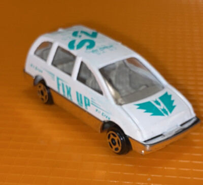 Vintage Unbranded Fix Up White Van Pit Crew Die cast Metal Rare ...