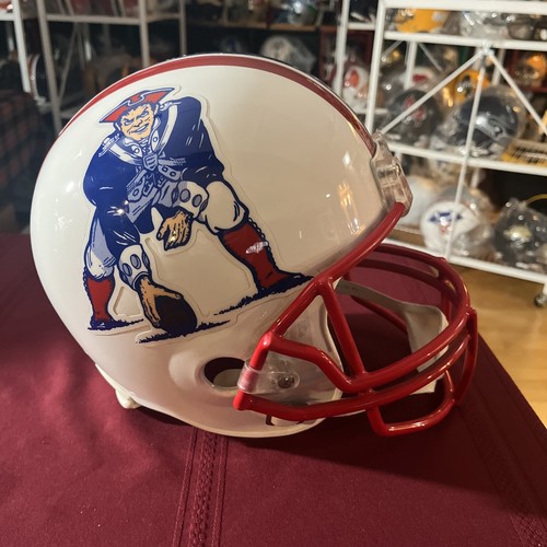 New Englan Patriots Full Size Throw Back Replica Football Helmet ( Big ...