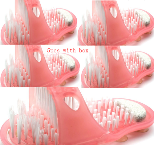 Shower Feet Scrub Brush Slippers Exfoliate Health Beauty | eBay