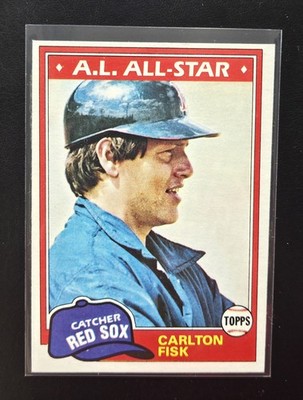 1981 Topps - Carlton Fisk #480 Boston Red Sox Hall of Fame | eBay