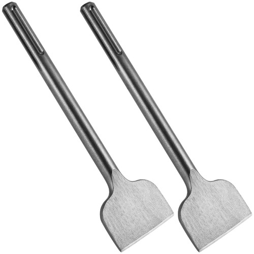 2 Piece SDS Max Shank Scaling Chisel, 3 x 11 Inch SDS Plus Shank ...