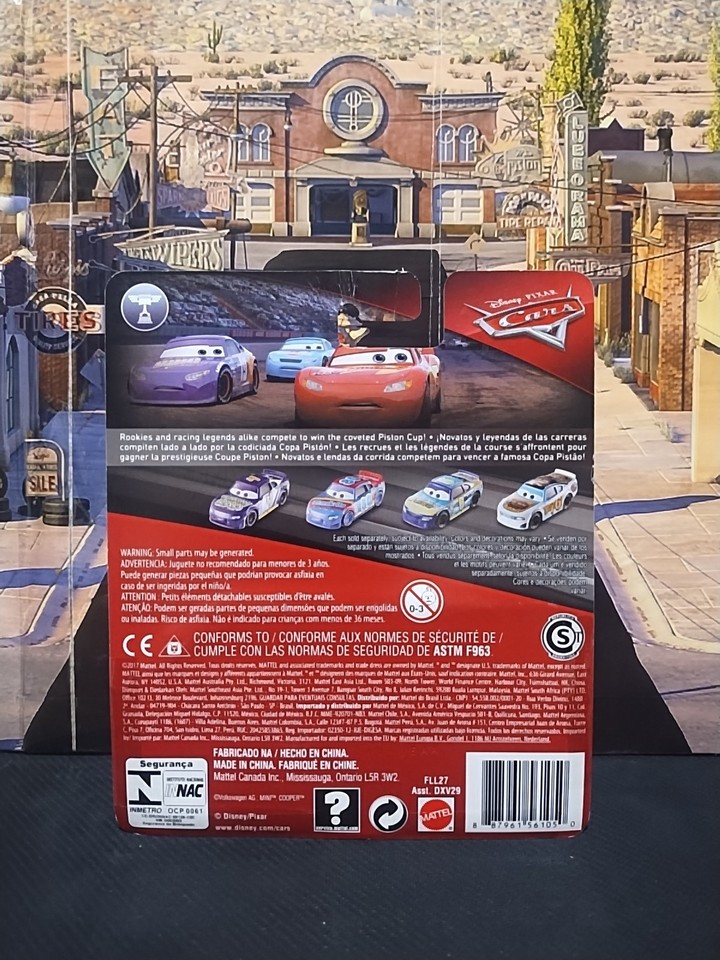 DISNEY PIXAR CARS DINO DRAFTSKY #121 CLUTCH AID PISTON CUP RACERS ...