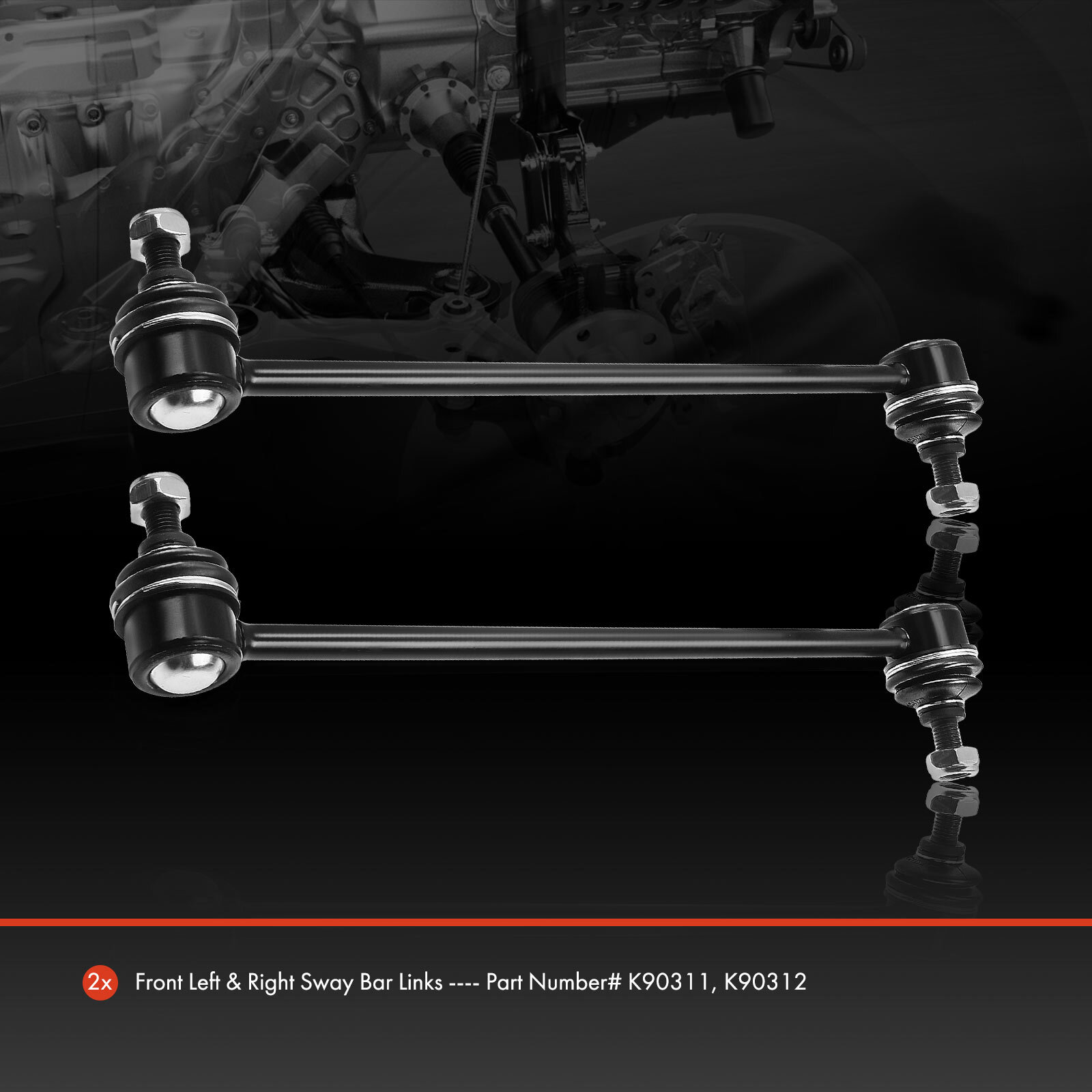 2x Sway Bar End Link for Lexus ES300 Toyota Avalon Camry Solara Front ...