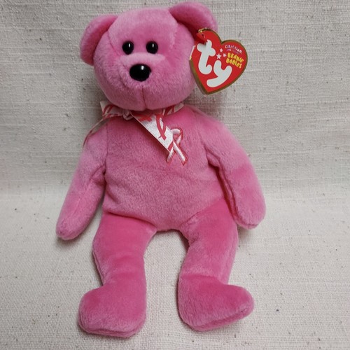 Beanie Baby-Hope the Bear-Breast Cancer-Released 1/1/09-Retired 21/9/10 ...
