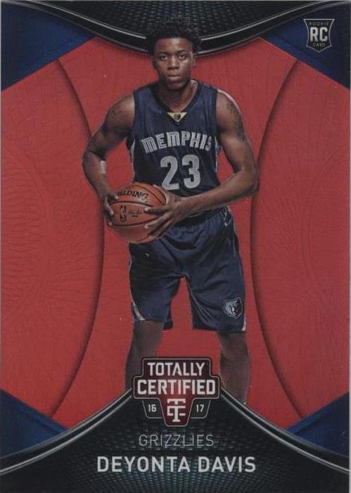 2016-17 Panini Totally Certified - Rookies Deyonta Davis #122 Red /199 ...