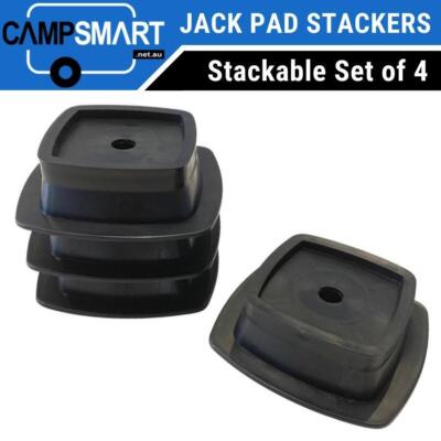 Caravan Jack Pads Stackers Corner Steadies Stabilizer RV Stacker Jacks ...