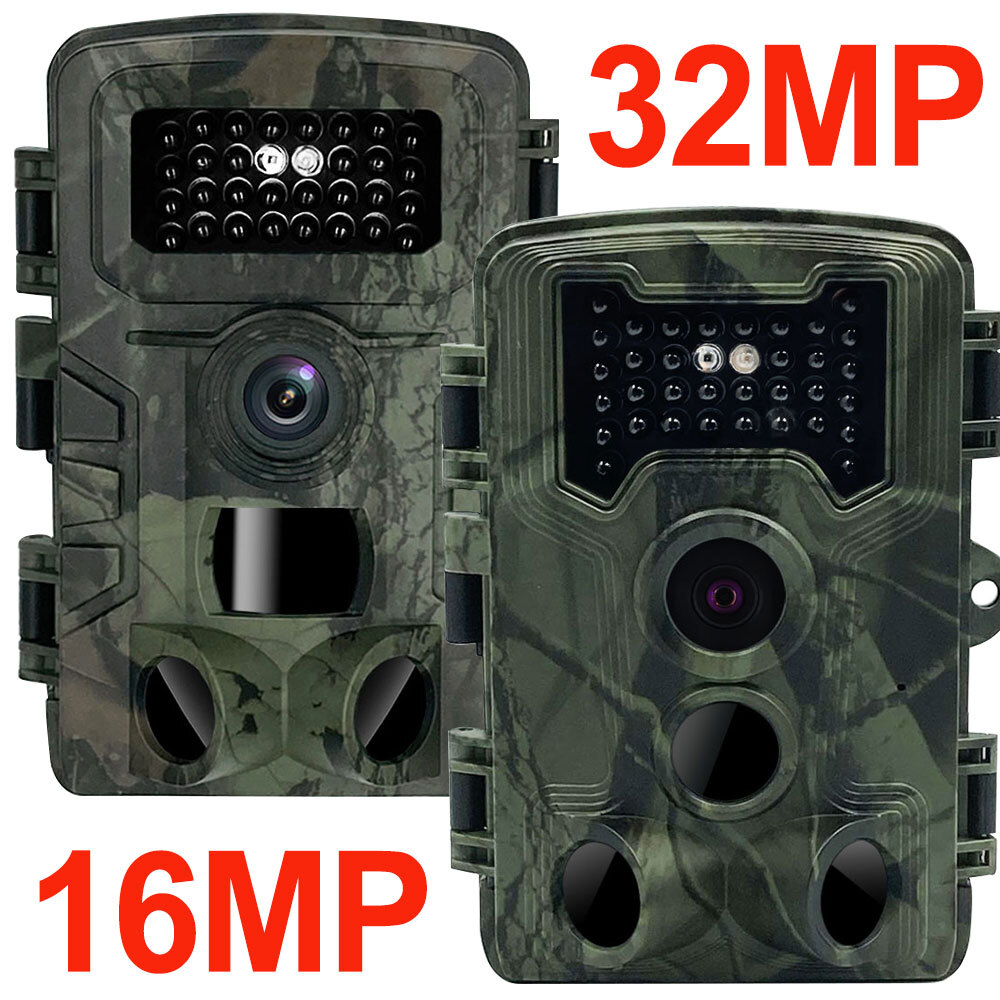Wireless Wildlife Camera 1080P 32MP 16MP Hunting Game Trail Camera ...
