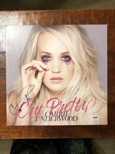 Carrie Underwood Signed Cry Pretty Vinyl Record Album Psa Dna Coa | eBay