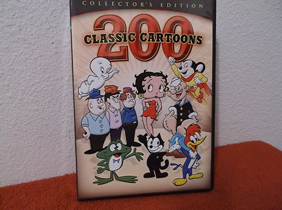 200 Classic Cartoons (2010) (DVD, 2009, 4-Disc Set) 683904506870| eBay