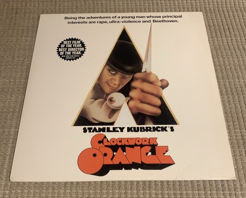 Clockwork Orange (Laserdisc) 2-Disc WIDESCREEN Malcom McDowell Stanley ...
