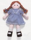 RAGGEDY ANN RAG DOLL~SEWING PATTERN/INSTRUCTIONS~FULL-SIZE TEMPLATES ...