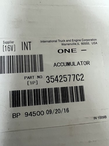 3542577C2 A/C ACCUMULATOR DRYER/FILTER - GENUINE INTERNATIONAL NAVISTAR ...