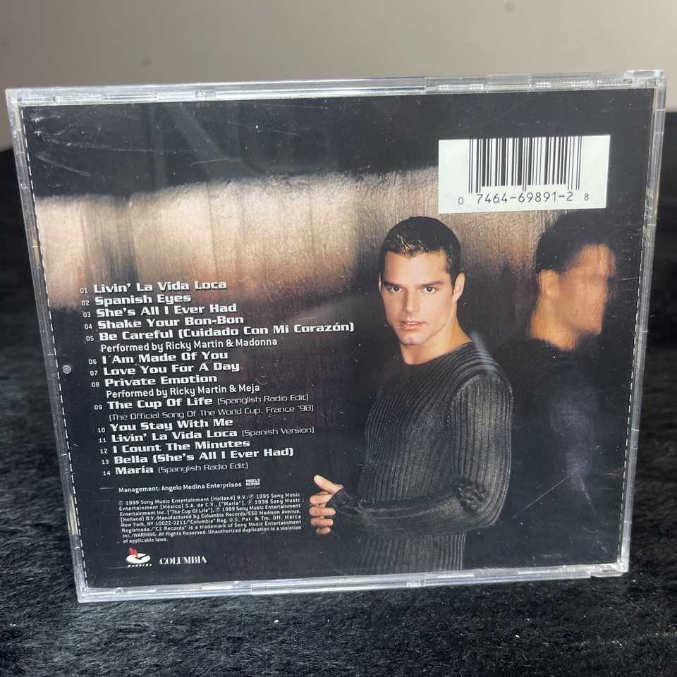 Ricky Martin [1999] by Ricky Martin (CD, May-1999, Columbia (USA ...