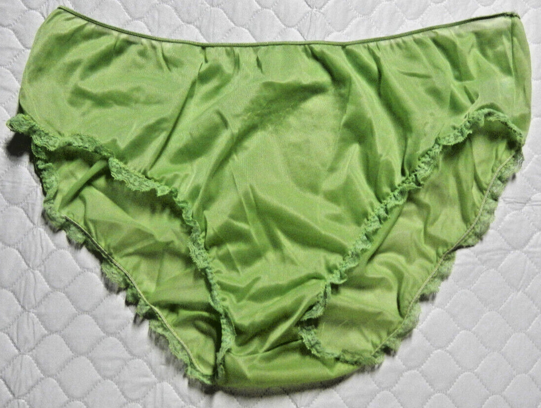 Vanity Fair Undies Panty Panties Underwear Sheer Gree… Gem