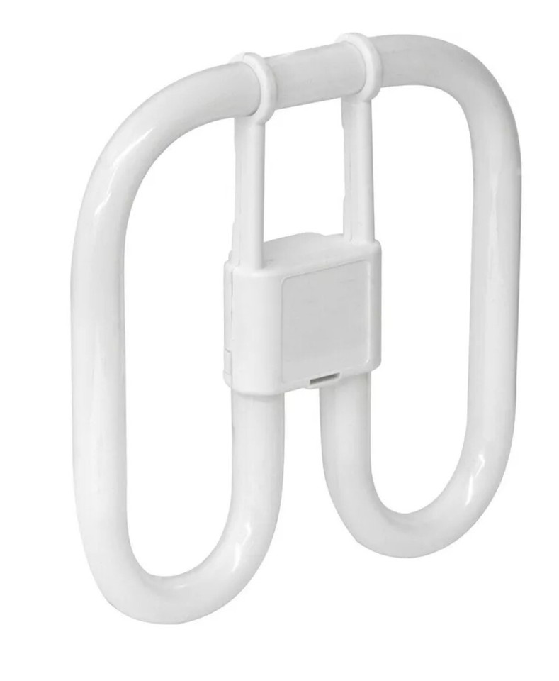 New 2D 16w 2 Pin Energy Saving Fluorescent Lamp Tube Bulb 3500K White ...