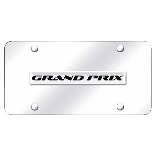License Plate Chrome for Pontiac Grand Prix Name on Chrome [Licensed ...