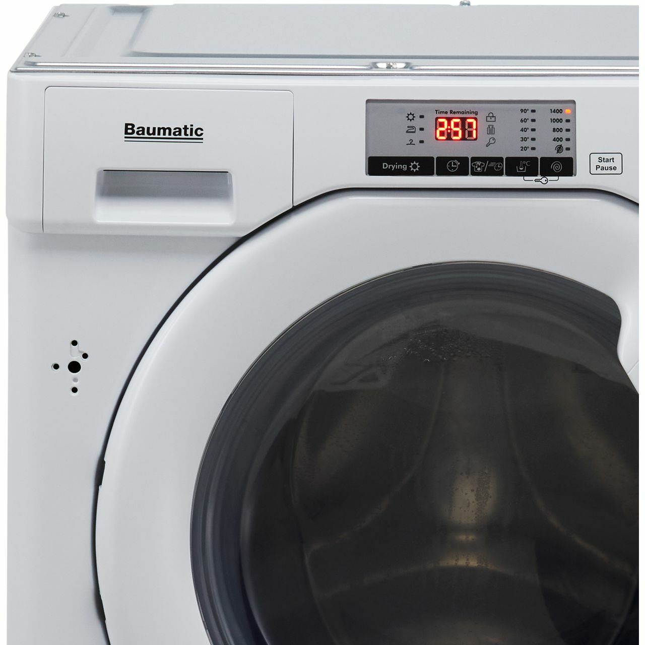Baumatic BDI1485D4E/180 White Integrated Washer Dryer for sale online ...