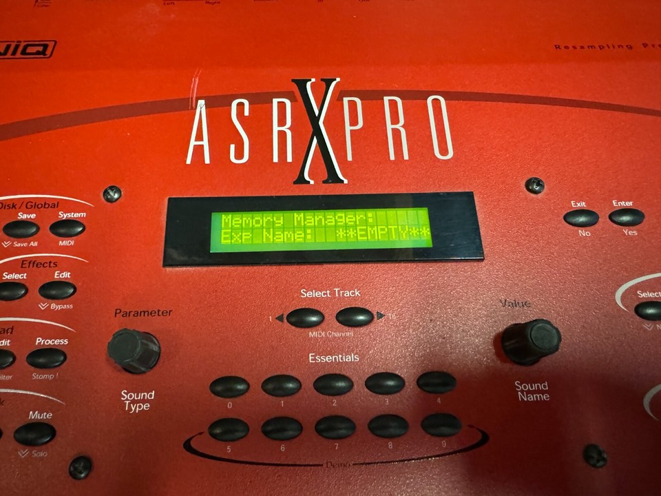 Ensoniq ASR X PRO drum /sampler 64m /SCSI ASRX PRO RED OS 3.04 ARMENS ...