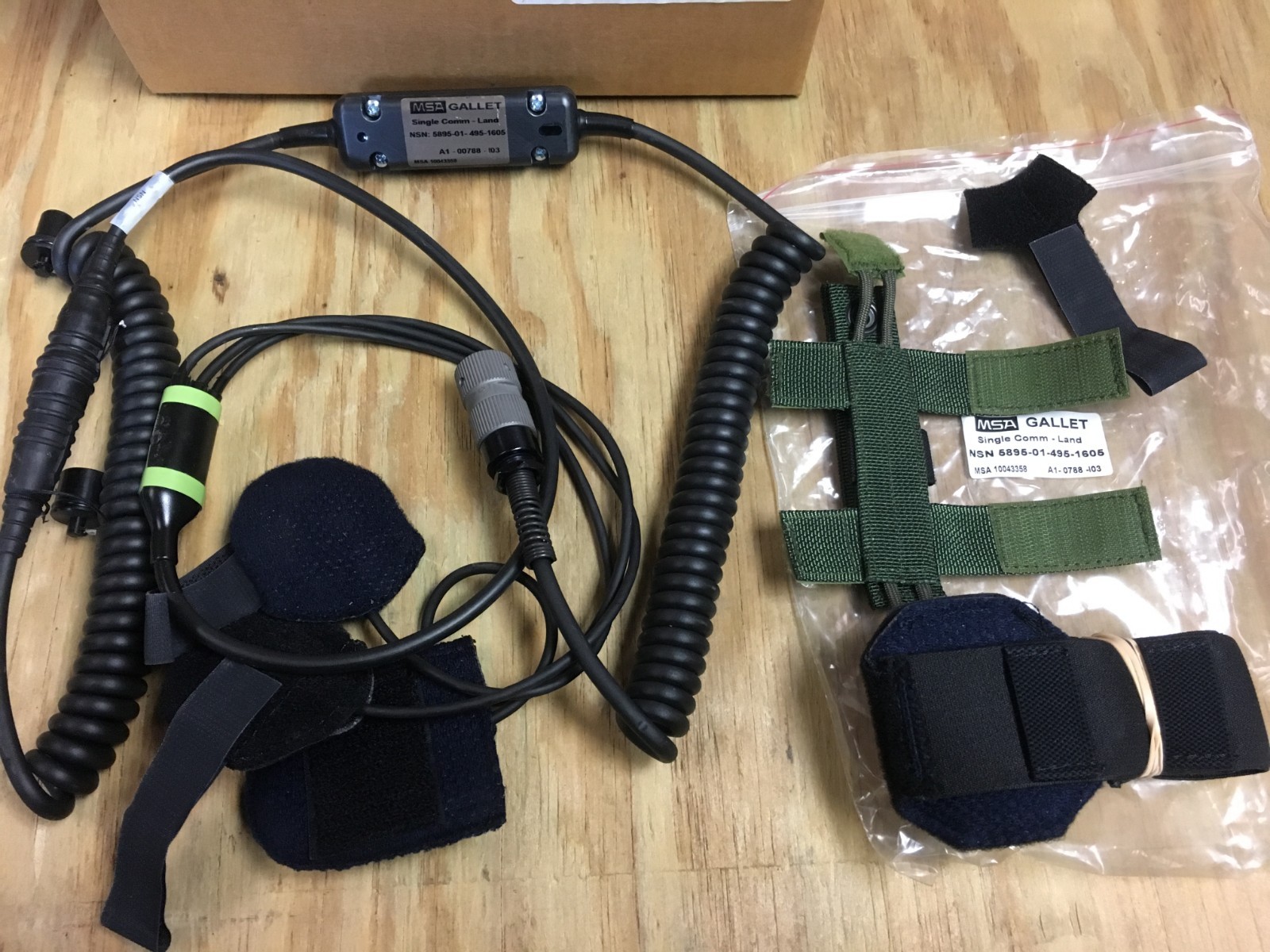 PRC148 PRC6809 MSA GALLET MICH SINGLE MBITR SORDIN SYSTEM w Low Noise ...