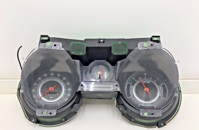 1969 Chevelle Gauge Cluster Malibu Clock Instrument Panel Dash Bezel El ...
