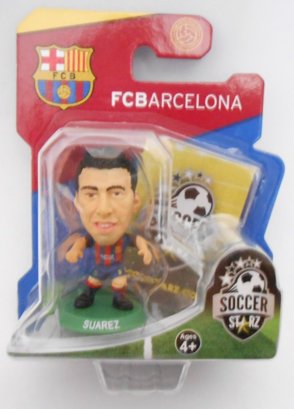 SoccerStarz Barcelona Luis Suarez Home Kit 2014-15 | eBay