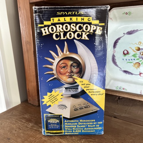 Spartus Talking Horoscope Clock by The Jennifer Sands Collection 1995 ...