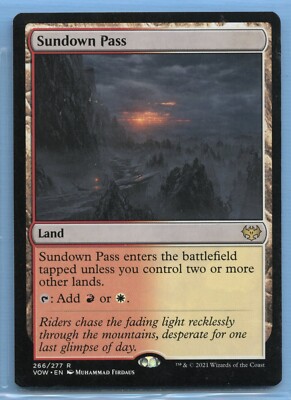 MTG: Innistrad: Crimson Vow: Sundown Pass | eBay