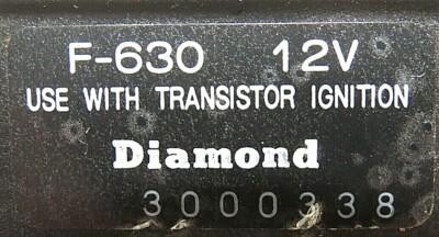 NEW GENUINE/ OEM F-630 F630 USE WITH TRANSISTOR IGNITION 12V | eBay
