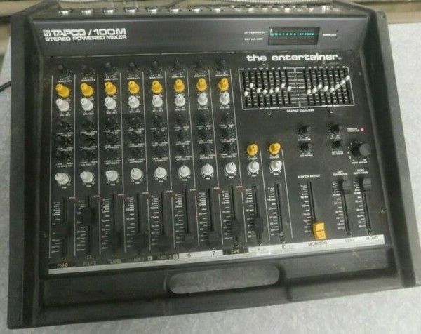 Electro Voice EV Tapco 100M The Entertainer Stereo Powered Mixer 10 ...