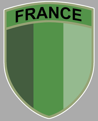 FRANCE ARMEE ARMY CAMO OPEX DRAPEAU BLASON 10cmX8cm AUTOCOLLANT STICKER ...