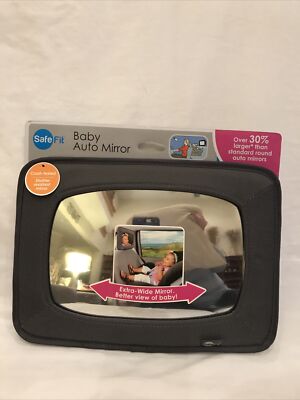 Safefit Baby Shatter Resistant Kids Rear Seat Car Mirror Infant Back ...