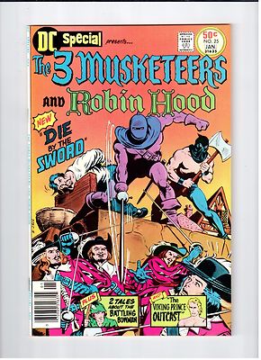 DC SPECIAL #25 Three Musketeers and Robin Hood 1977 NM Vintage Comic | eBay