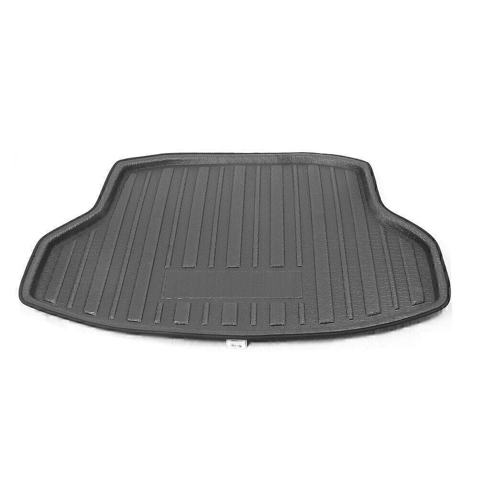 Black Rear Boot Mat Rear Trunk Cargo Liner Floor Tray For Honda Civic ...
