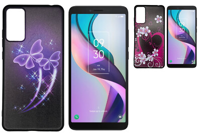 Tempered Glass / Slim TPU Flexible Skin Cover Phone Case FOR TCL ION V ...