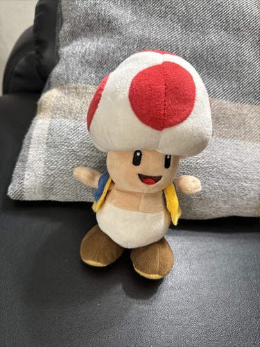 Nintendo Super Mario Toad Plush Toy 8 Inch | eBay