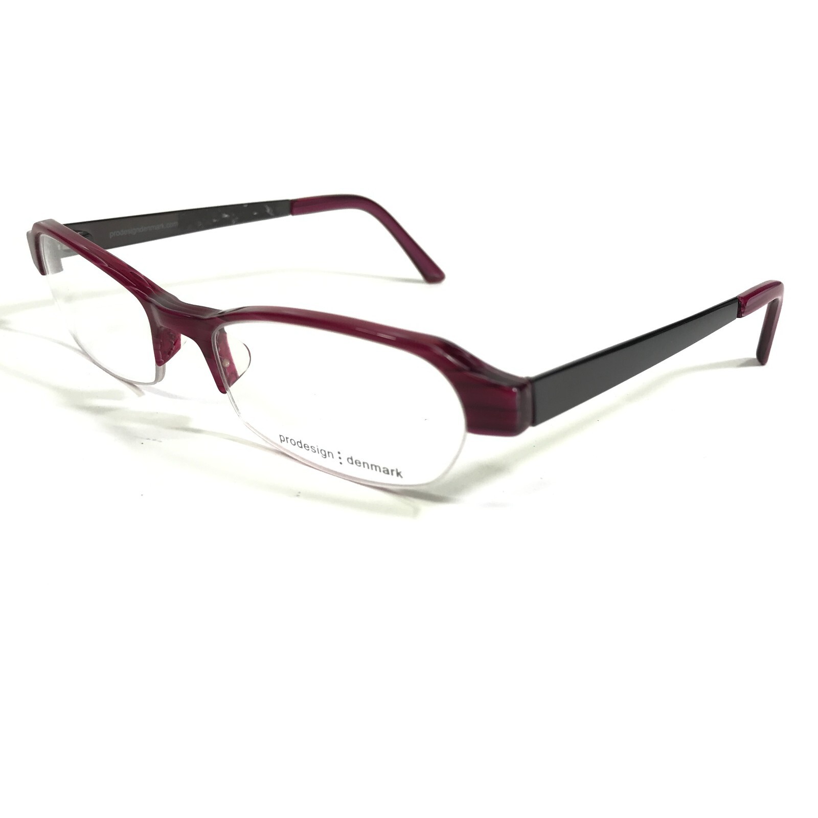 Prodesign Denmark 4607 C.4322 Eyeglasses Frames Grey Pink Half Rim 52 ...
