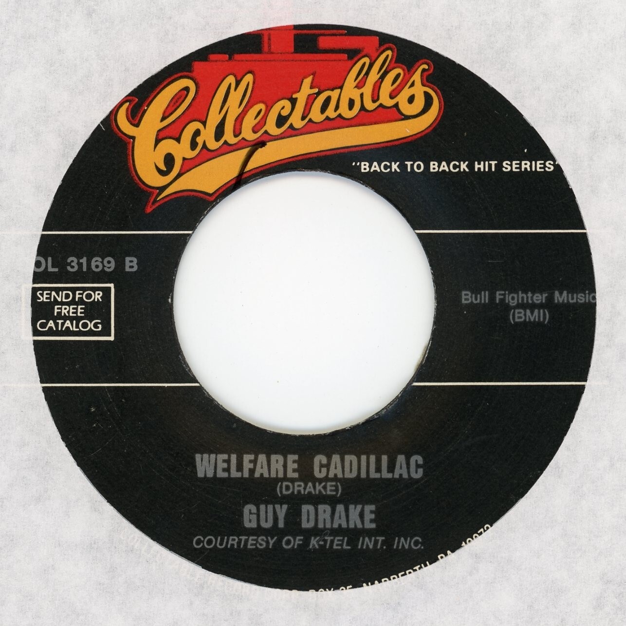 GUY DRAKE Welfare Cadillac / THE CORSAIRS Smokey Places COLLECTABLES ...